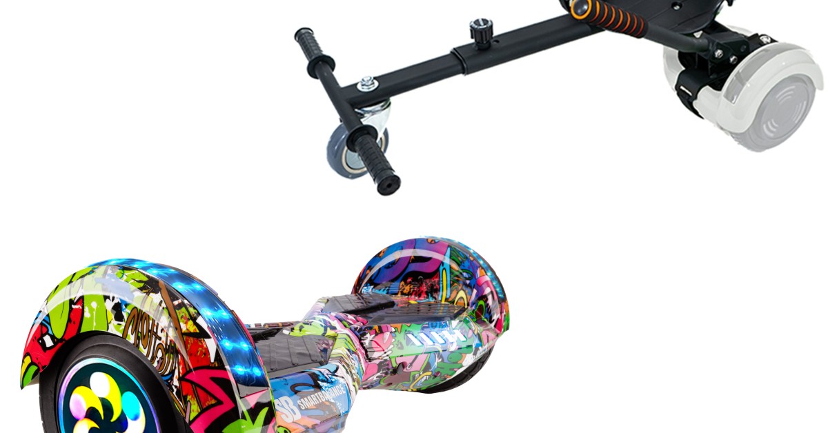 Pachet Hoverboard 8 inch cu Scaun Standard, Transformers Multicolor PRO ...