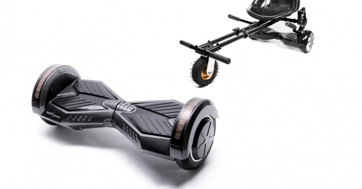 Pachet Hoverboard 8 inch cu Scaun cu Suspensii, Transformers Carbon ...
