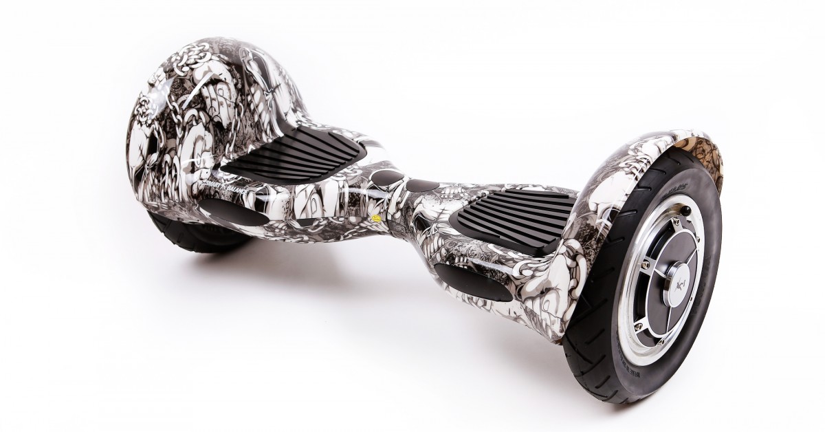 Hoverboard 10 inch, Off-Road SkullHead, Autonomie Standard, Smart Balance