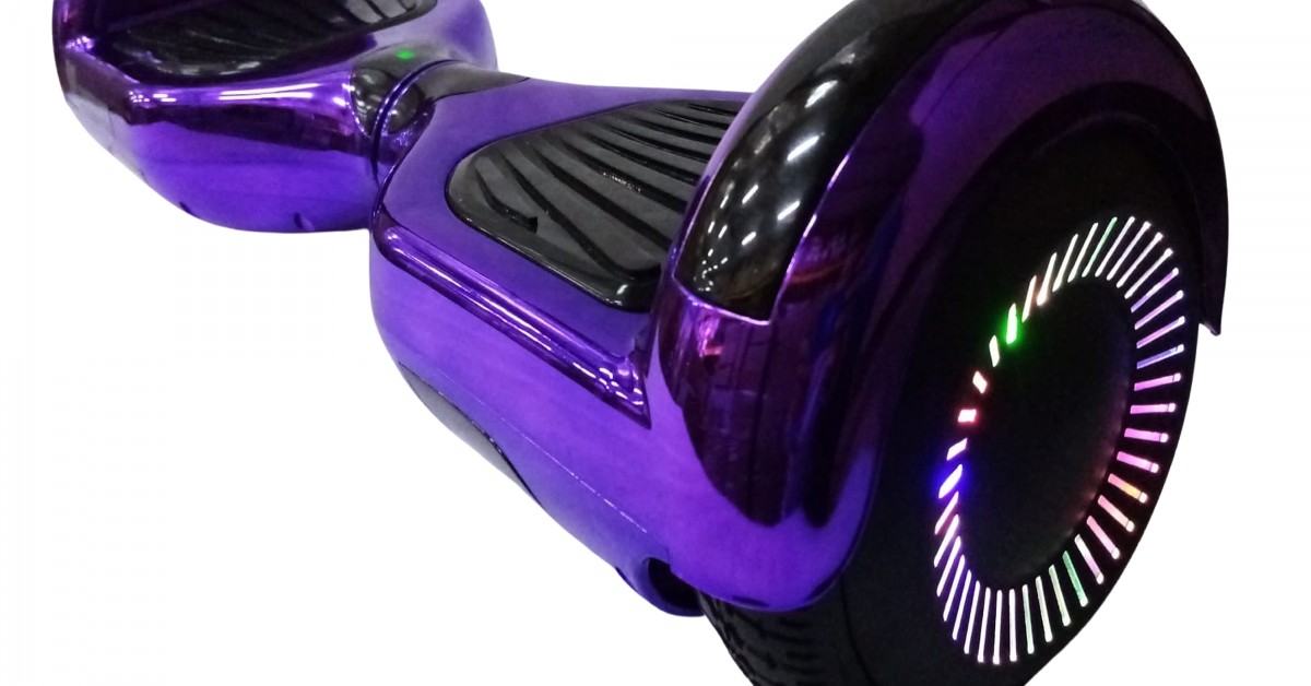 Hoverboard 6.5 inch, Regular ElectroPurple PRO, Autonomie Extinsa ...
