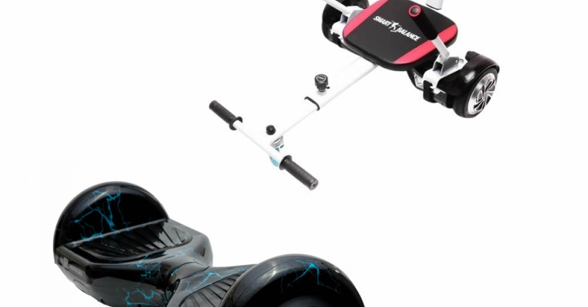 Pachet Hoverboard cu Scaun Smartbalance™, Regular Thunderstorm Blue ...