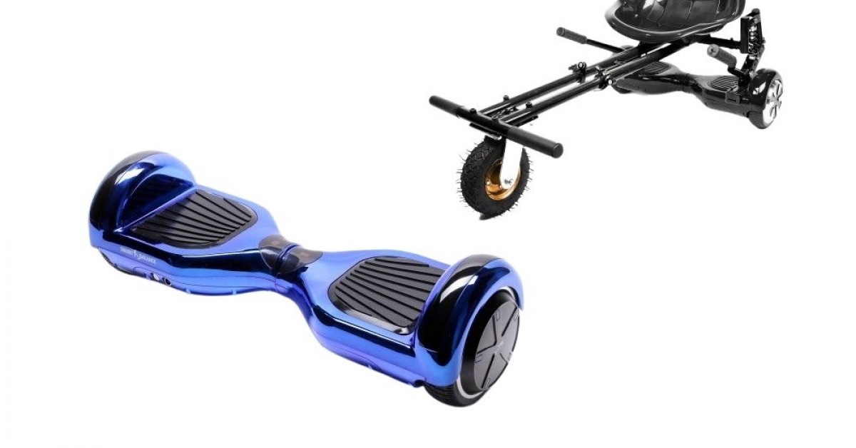 Pachet Hoverboard cu Scaun Smartbalance™, Regular ElectricBlue, roti 6. ...
