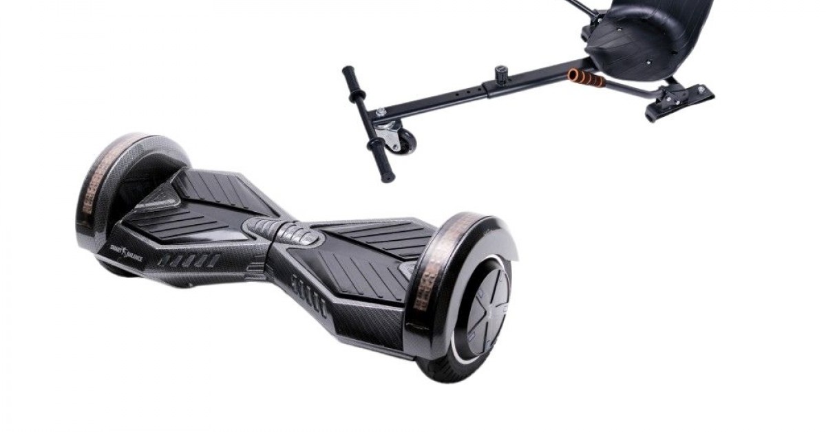 Pachet Hoverboard 6.5 inch cu Scaun Standard, Transformers Carbon ...