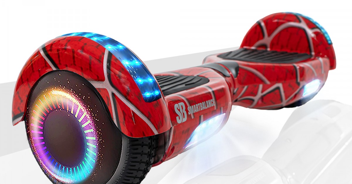 Hoverboard 6.5 inch, Regular Red Spider PRO, Autonomie Standard, Smart ...