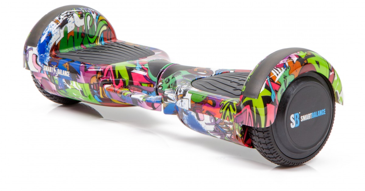 Hoverboard Smart Balance, Regular Multicolor cu Maner, roti 6.5 inch